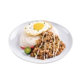 S3: Pork Sisig, Egg, Rice