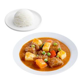 Sarap Pinoy - Beef Caldereta with Rice