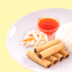 SP 6Pcs Lumpiang Shanghai with Rice